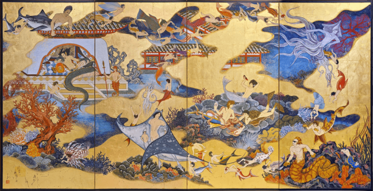 Nihonga: Amazing Japanese Mineral Paintings on Silk! - Sakuraco